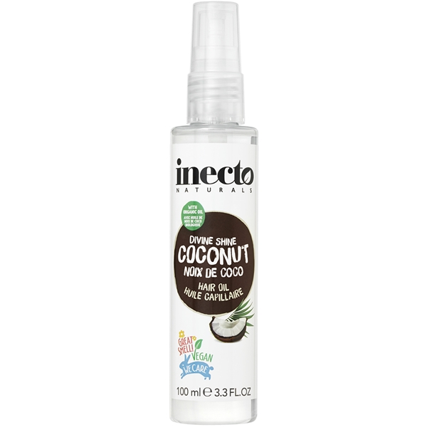 Inecto Naturals Coconut Hair Oil - - - Glans & Antikrusning | Shopping4net