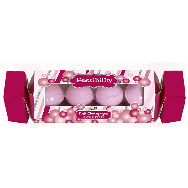 Possibility Pink Champagne Bath Fizzers Set - Possibility of London ...