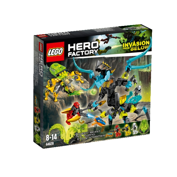 44029 QUEEN Beast mod FURNO, EVO og STORMER - LEGO Hero Factory - LEGO ...