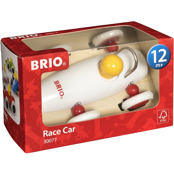 BRIO 30077 Racerbil Hvid - Biler - BRIO | Shopping4net