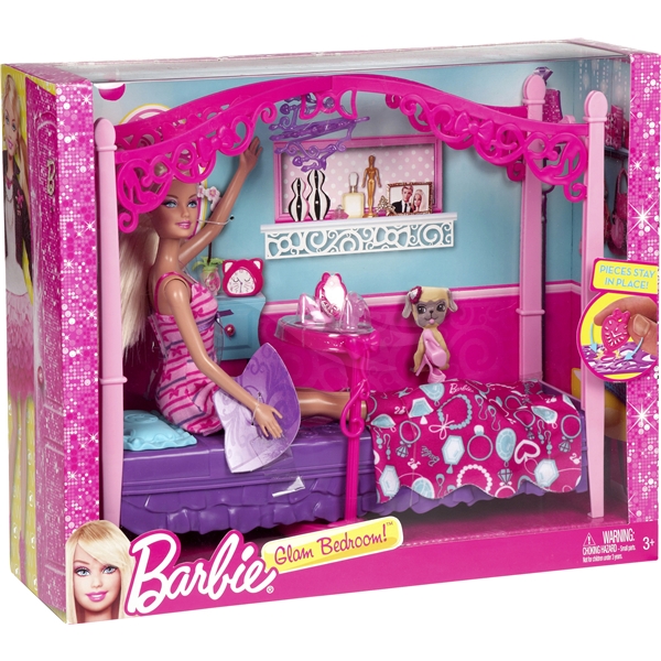 Barbie Glam Bedroom - Barbie - Barbie | Shopping4net