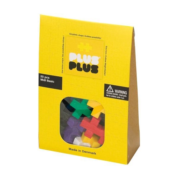 Plus-Plus MIDI Basic 20 - Kreativt materiale - Plus Plus | Shopping4net