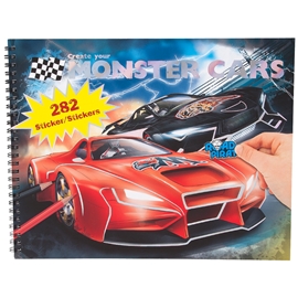 Monster Cars Malebog - Malebøger - Monster Cars | Shopping4net