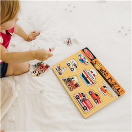 Sound Puzzle Vehicles - Børnepuslespil - Melissa & Doug | Shopping4net