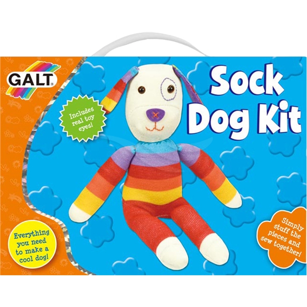 Sock Dog Kit - Kreativt materiale - Galt | Shopping4net