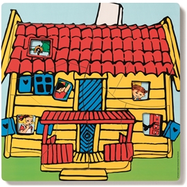 Pippi Lag-På-Lag Puslespil - Børnepuslespil - Pippi Långstrump ...