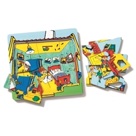 Pippi Lag-På-Lag Puslespil - Børnepuslespil - Pippi Långstrump ...