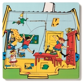 Pippi Lag-På-Lag Puslespil - Børnepuslespil - Pippi Långstrump ...