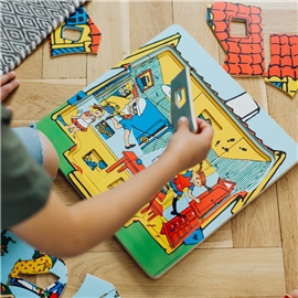 Pippi Lag-På-Lag Puslespil - Børnepuslespil - Pippi Långstrump ...