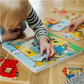 Pippi Lag-På-Lag Puslespil - Børnepuslespil - Pippi Långstrump ...