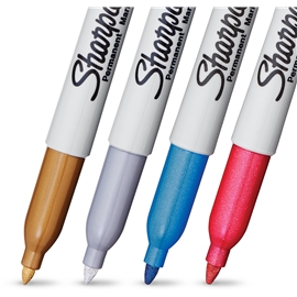 Sharpie Metallic 1,4 mm Pakke med 4 stk. - Tegn & Mal - Sharpie ...