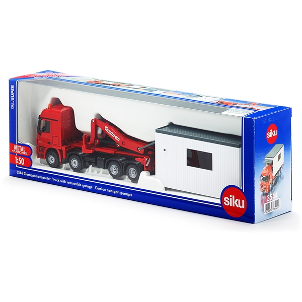 SIKU Lastbil med Garage 1:50 - Arbejdskøretøjer - Siku | Shopping4net