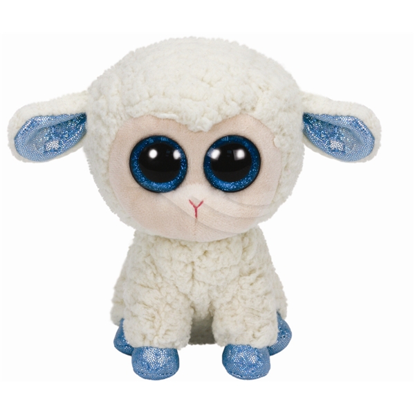 TY Sheep Hvid/Blå Regular - Bløde tøjdyr - TY | Shopping4net
