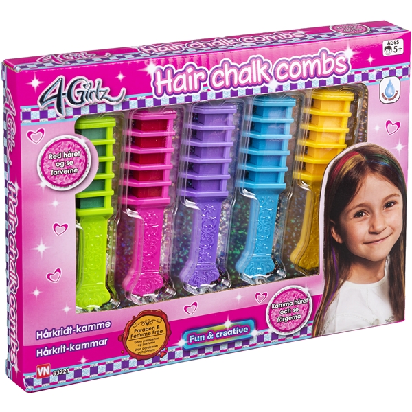 4 Girlz Hårkridtkamme 5 stk. - Kreativt Sæt - 4 Girlz | Shopping4net 4 Girlz Hårkridtkamme 5 stk. - Kreativt Sæt - 4 Girlz | Shopping4net