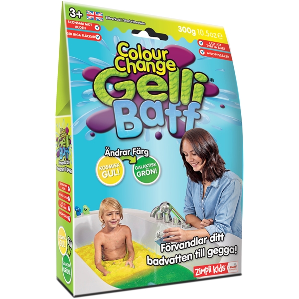Zimpli Kids Gelli Baff Colour Change Gul/Grøn - Badelegetøj - Zimpli ...